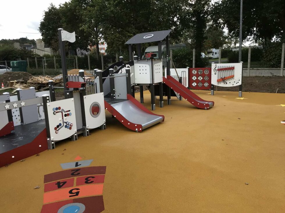 Avancement de l'aire de jeux inclusive de Landerneau - MECO
